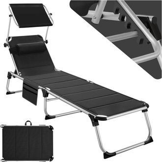 TecTake Tectake - Bain de soleil rembourr&eacute; et pliable r&eacute;sistant aux intemp&eacute;ries et aux uv