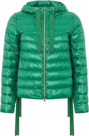 Herno Veste matelass&eacute;e avec capuche - Femme - Vestes - Vert - Taille: 36 FR