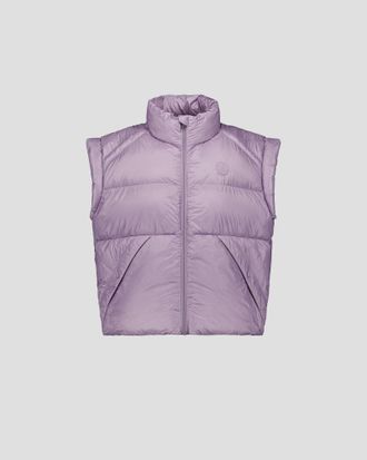Jott Doudoune courte oversize sans manches Encens violet Lyna - Taille XS