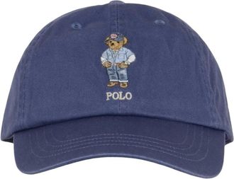 Polo Ralph Lauren Homme, Accessoires, Bleu, Taille: ONE Size Woven Cap