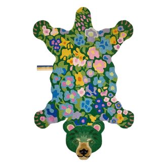 Doing Goods Tapis ours en laine Josie Jardin Doing Goods