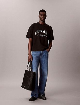 Calvin Klein T-shirt relaxed avec logo universitaire