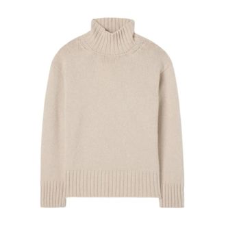 R&oacute;he Woll-Kaschmir-Rollkragenpullover - - Knitwear - Damen - Beige - S