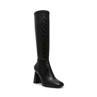 Steve Madden Womens Livah Knee High Boot, Black, 7