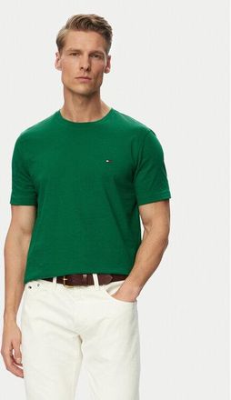 Tommy Hilfiger T-Shirt Ess Seasonal MW0MW39995 Gr&uuml;n Regular Fit