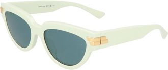 Bottega Veneta unisex, Accessoires, Vert, Taille: 55 MM Lunettes de Soleil &Eacute;l&eacute;gantes Mod&egrave;le Bv1035S