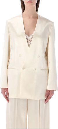 Alberta Ferretti Femme, Vestes, Blanc, Taille: 36 FR Womens Vestes Clothing White Ss26
