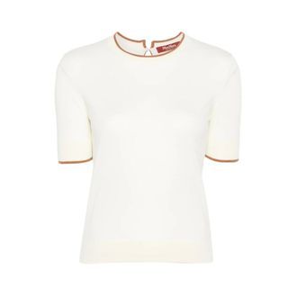 Max Mara Femme, Tops, Blanc, Taille: 38 FR T-Chemises