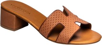 Vincent Vega P406 Mules mit Absatz - - Shoes - Damen - Braun - 38 EU