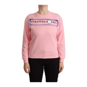 Philippe Model Lang&auml;rmliger Pullover-Sweater - - Sweatshirts & Hoodies - Damen - Rosa - XL