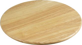 Zassenhaus 50271 Drehplatte, Durchmesser 40 cm, Gummibaumholz hell, braun