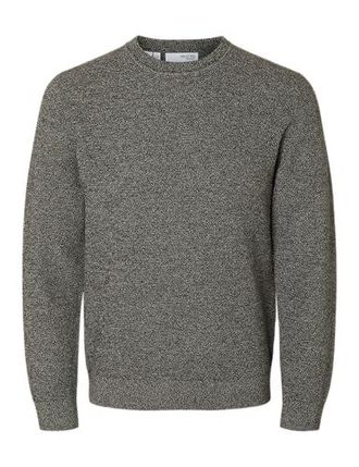 Selected Pull Ras du Cou 100% Coton Black L Black 1 L