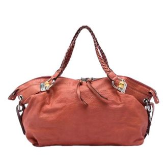 Gucci Sac cabas vintage doccasion - Femme - Pre-owned - Orange - Taille: ONE Size