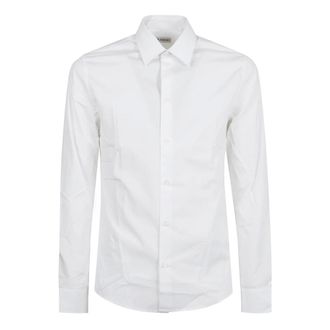 Burberry Homme, Chemises, Blanc, Taille: L Burberry Chemises White