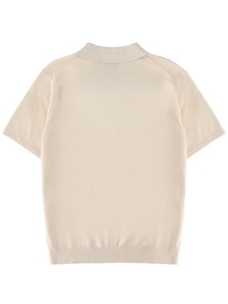 Paul Smith Zip-Front Organic Cotton Polo Shirt - White