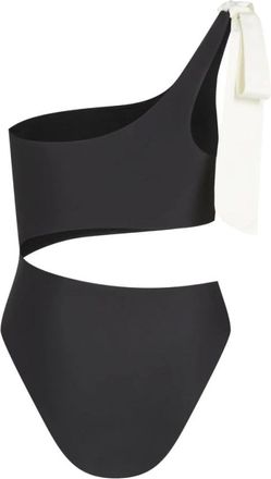 Karl Lagerfeld Femme, Maillots de bain, Noir, Taille: 42 FR Maillot de bain une pi&egrave;ce avec logo