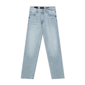 7 For All Mankind Homme, Jeans, Bleu, Taille: W36 L34 Jean Droit
