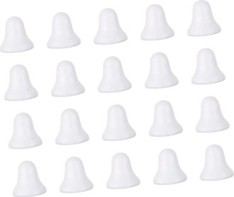 Cabilock 20st&uuml;cke Weihnachtsschaumglocke Gl&ouml;ckchenform Bastelmaterialien Schaumstoff-gl&ouml;ckchenformen zum Selbermachen Weihnachtsdeko zum Aufh&auml;ngen