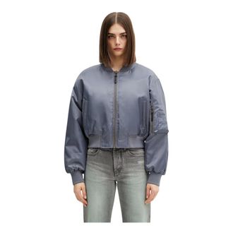 Anine Bing Bomber Leon Court - Femme - Vestes - Gris - Taille: 38 FR