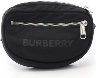 Burberry unisex, Pre-owned, Noir, Taille: ONE Size Sac Bandouli&egrave;re en Nylon Pre-owned