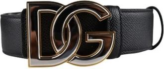 Dolce & Gabbana Ceinture Pre-owned DG Crossed Logo - Homme - Pre-owned - Noir - Taille: ONE Size