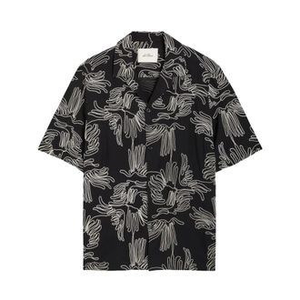 Les Deux Short Sleeve Shirt - - Shirts - Herren - Schwarzk - M