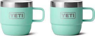 Yeti Rambler Stapelbare Tasse Mit DuraSip Keramikbeschichtung, Seafoam, 2 Pack 6 oz (177 ml)