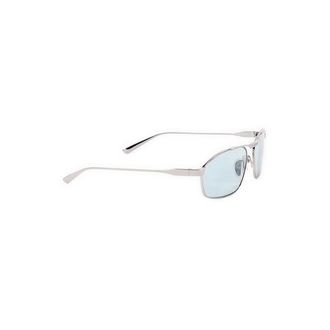 Balenciaga Lunettes de soleil m&eacute;tallis&eacute;es &agrave; fines branches