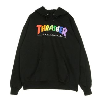 Thrasher Schwarzer Regenbogen Hoodie f&uuml;r M&auml;nner - - Sweatshirts & Hoodies - Herren - Schwarzk - S