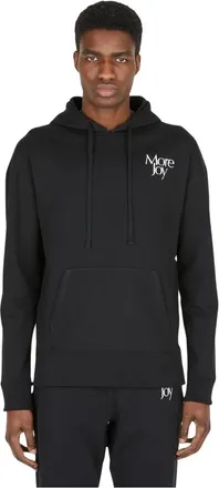 More Joy Homme, Sweatshirts et sweats &agrave; capuche, Noir, Taille: M SweaT-shirt &agrave; capuche avec logo brod&eacute;
