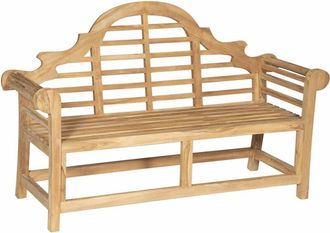 Happy Garden Banc de jardin en teck 150cm JAVA