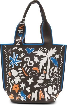 Alemais Femme, Sacs, Multicolore, Taille: ONE Size Maroc Jacquard Shopper Tote