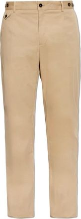 Dolce & Gabbana Homme, Pantalons, Beige, Taille: XL Pantalon en Gabardine de Coton Stretch