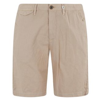Myths Sand Leinen Baumwollshorts - - Shorts - Herren - Braun - XL
