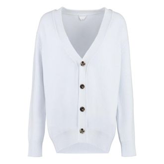 Bottega Veneta Femme, Pulls, Bleu, Taille: 36 FR Cashmere Cardigan