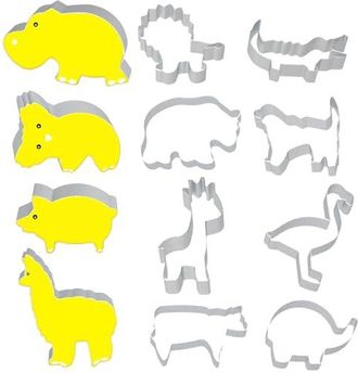 Generico Emporte-pi&egrave;ce pour biscuits de No&euml;l | Set demporte-pi&egrave;ces en acier inoxydable | Moule amovible pour desserts avec fondant, chocolat, sandwichs et