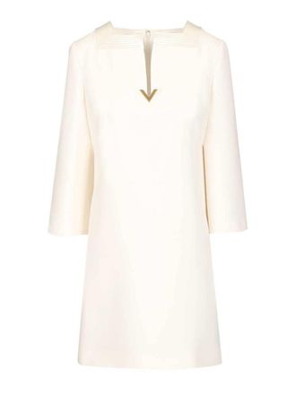 Valentino Garavani Robe Courte - Blanc