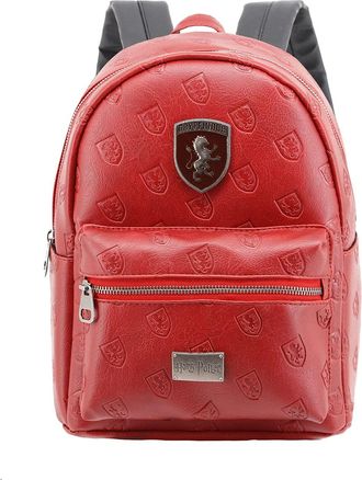 Harry Potter Emblem-Fashion Rucksack, Weinrote, 24 x 32 cm, Kapazit&auml;t 10 L