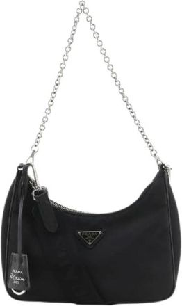 Prada Pre-owned Re-Edition 2005 Re-Nylon 2way bag - Femme - Pre-owned - Noir - Taille: ONE Size