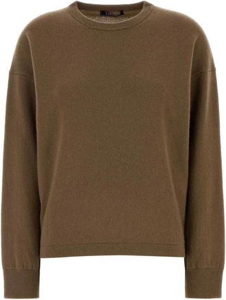 Max Mara Femme, Pulls, Brun, Taille: 44 FR Nebbie Sweater
