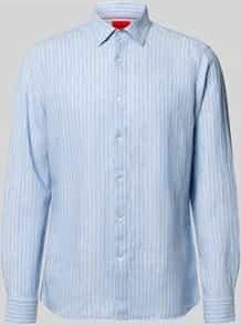 HUGO BOSS Modern Fit Freizeithemd aus reinem Leinen Modell VALERIO