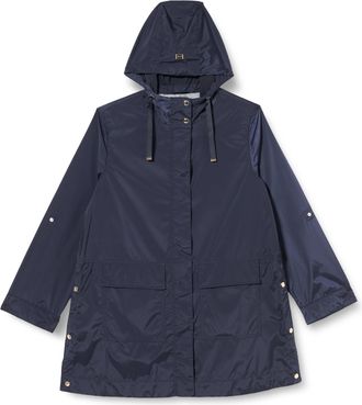 Geox Womens W DANDRA Parka Jacket, Navy Blazer, 34