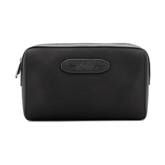 Brioni Nylon Beauty Case mit Lederdetails - - Bags - Herren - Schwarzk - ONE SIZE