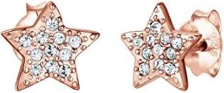 Elli Boucles dOreilles Étoile Astro Geo Cristal 925 Argent