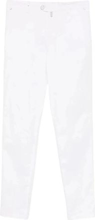 Kiton Homme, Pantalons, Blanc, Taille: W32 Chinos &agrave; &eacute;cusson logo