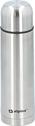 Alpina Alpina Thermosflasche - Doppelwandig - 500 ml - Mit Becher - Edelstahl