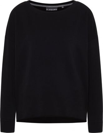 Elbsand Riane Damen Sweatshirt, Rundhalsausschnitt, leicht kastige Schnittform