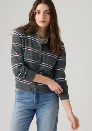 Levi's Strickjacke CLAIRE LS CARDIGAN Taille bedeckend, schmale Passform