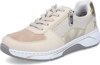 Rieker Baskets basses pour femme 53101 - Semelle l&acirc;che, Beige 60., 41 EU Weit