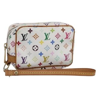 Louis Vuitton Pochette en toile Pre-owned - Femme - Pre-owned - Blanc - Taille: ONE Size